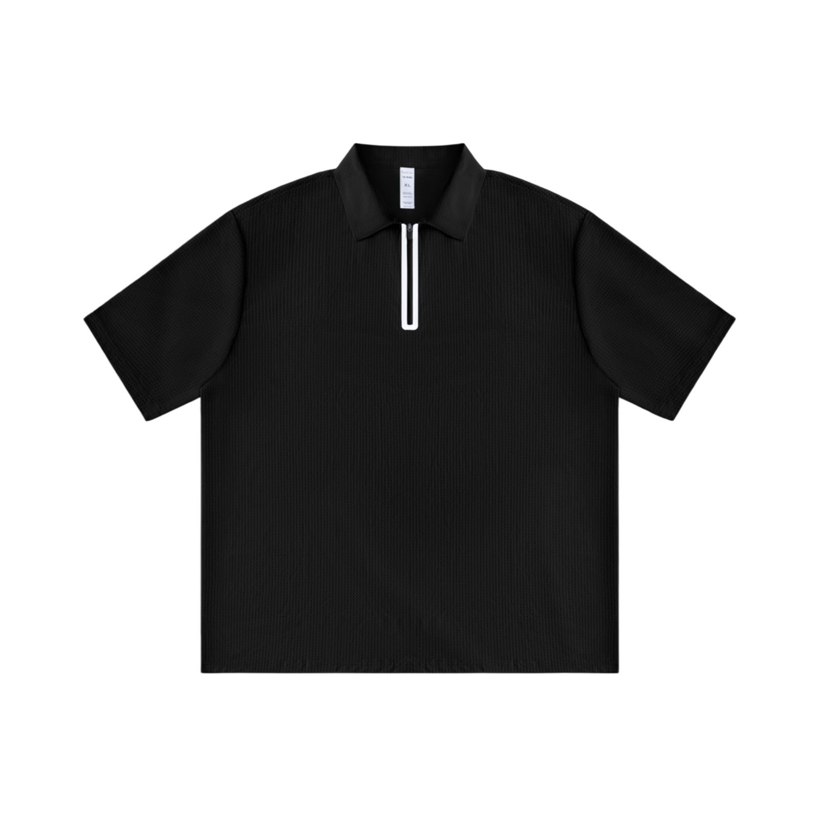 Reinforced Zip Polo